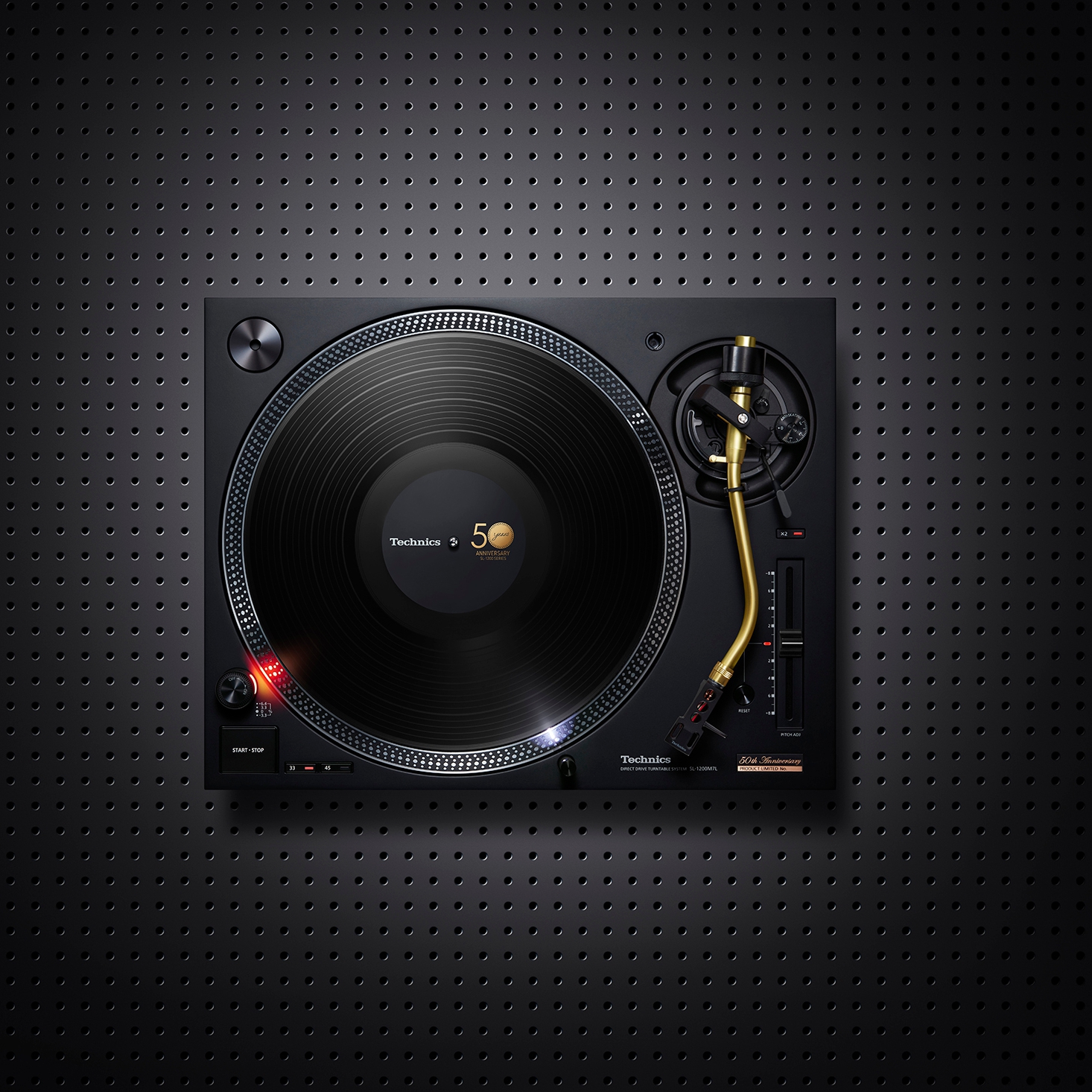 Technics SL-1200MK7 Ltd Svart